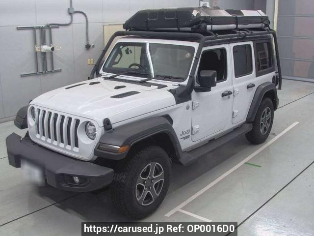 Buy Used 2020 Jeep JEEP WRANGLER UNLIMITED JL36L (OP0016D0) | Japanese ...